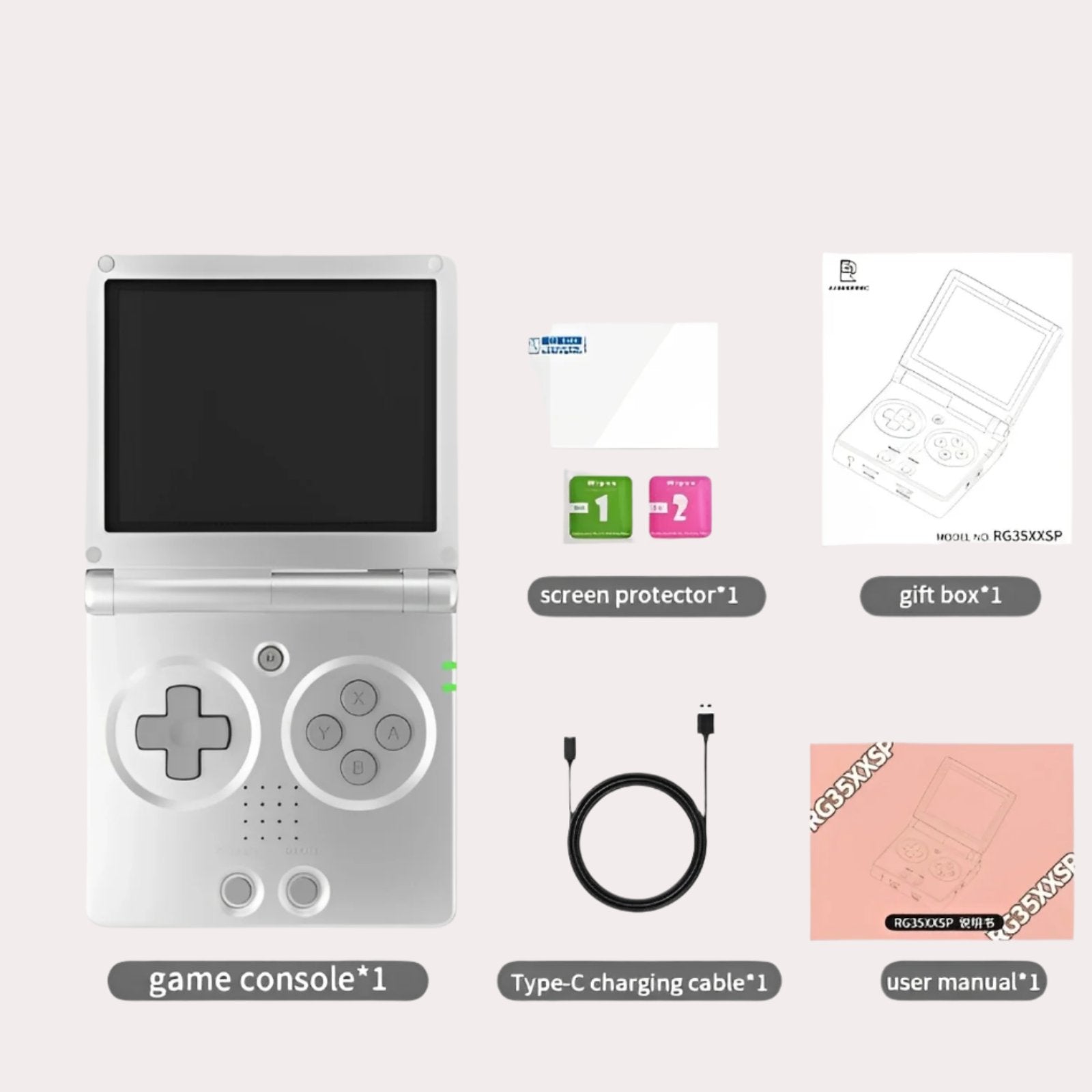 ANBERNIC RG35XXSP Flip Portable Console – Play Retro