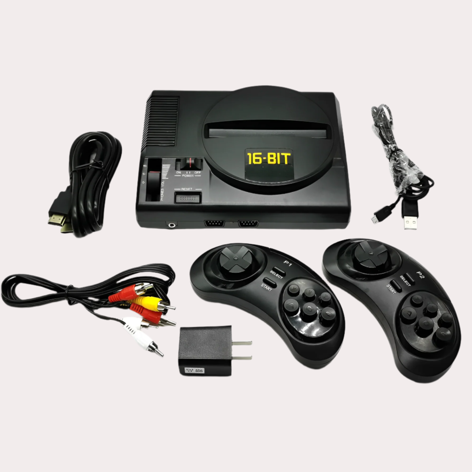 Owllon Retro Video Game 16 Bit Console – Play Retro